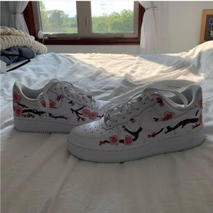 Nike | Shoes | Custom Painted Nike Afs | Poshmark